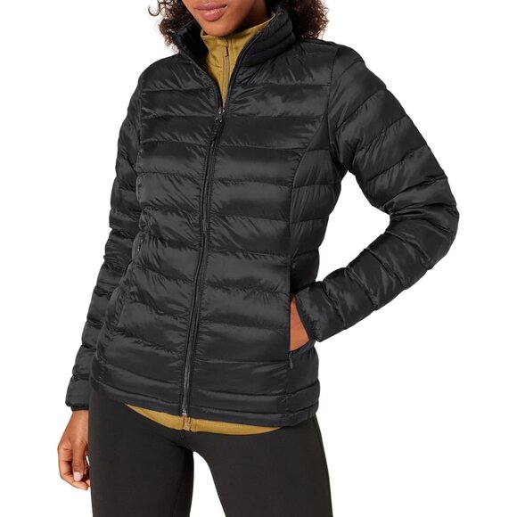 Jackets & Coats | Essential Black Packable Puffer Jacket Cozy ...